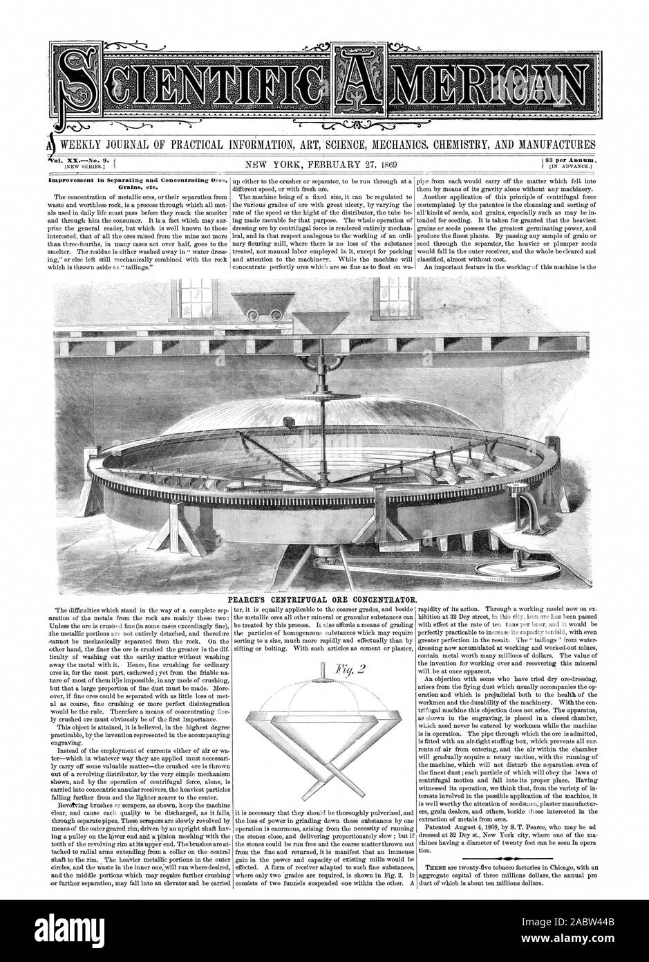 Pearces centrifugal ore concentrator hi-res stock photography and ...