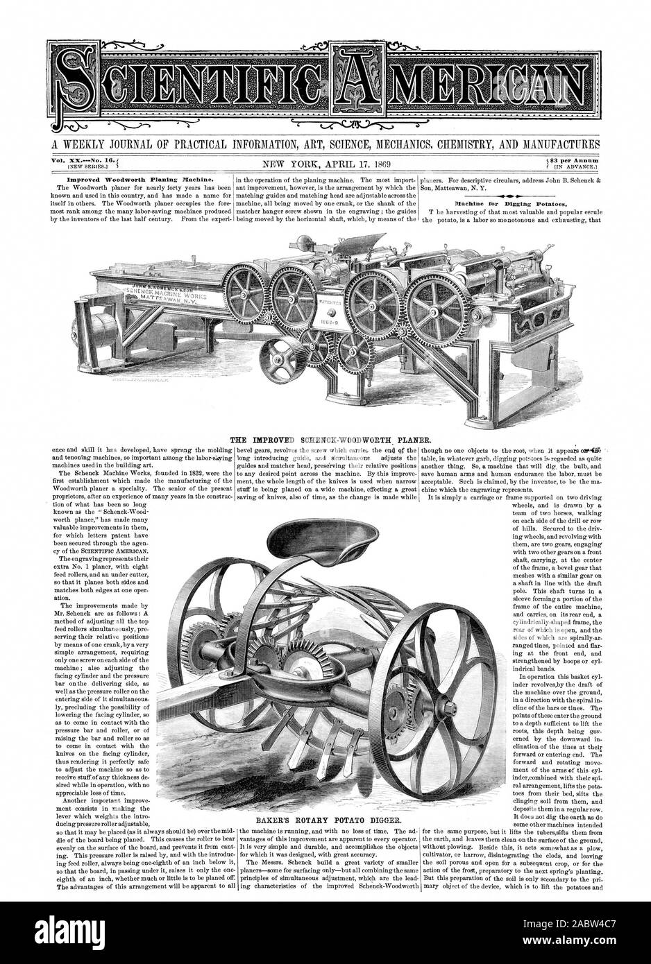 Potato digging machine Cut Out Stock Images & Pictures - Alamy