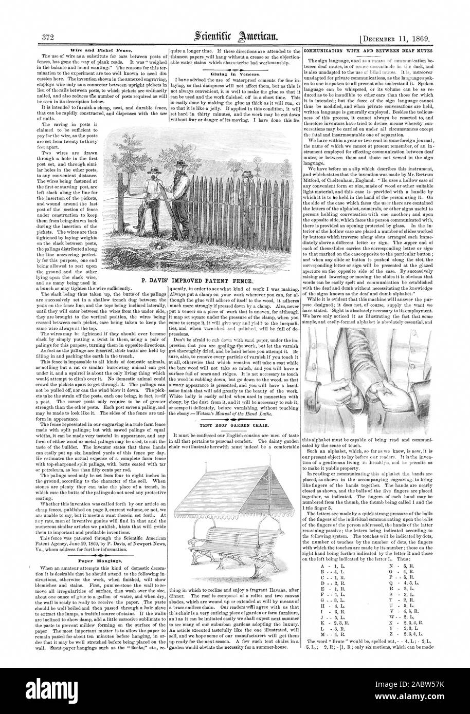 Davis improved patent fence hi-res stock photography and images - Alamy