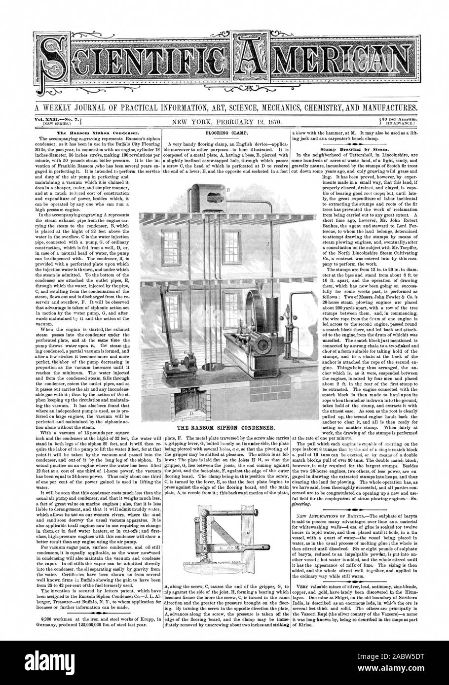 Ransom siphon condenser hi-res stock photography and images - Alamy