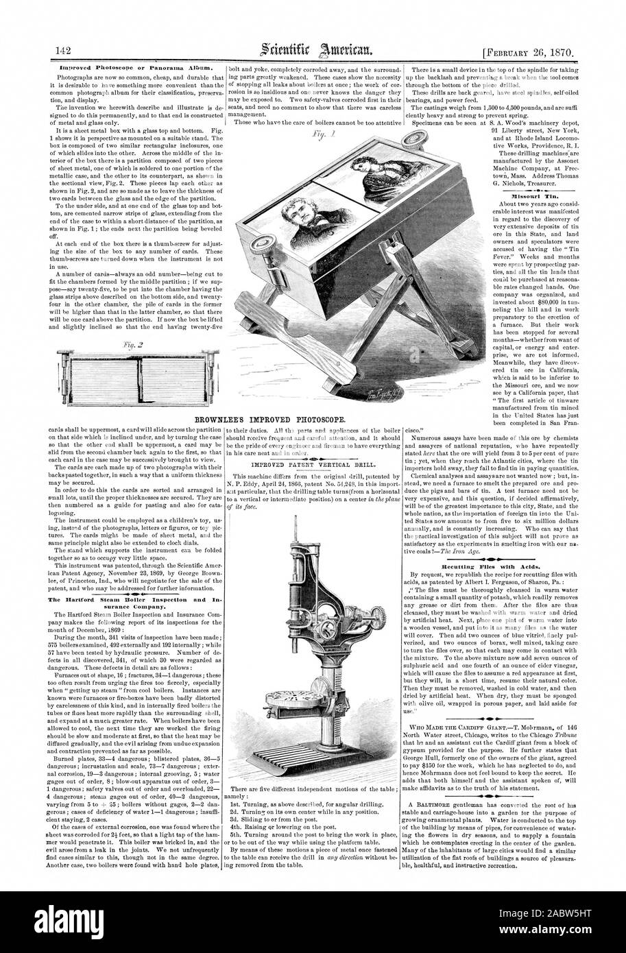 142 improved photoscope hi-res stock photography and images - Alamy