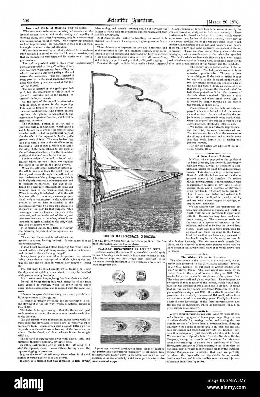 Fords gaff topsail rigging improved mode ot rigging gail topsai Black ...