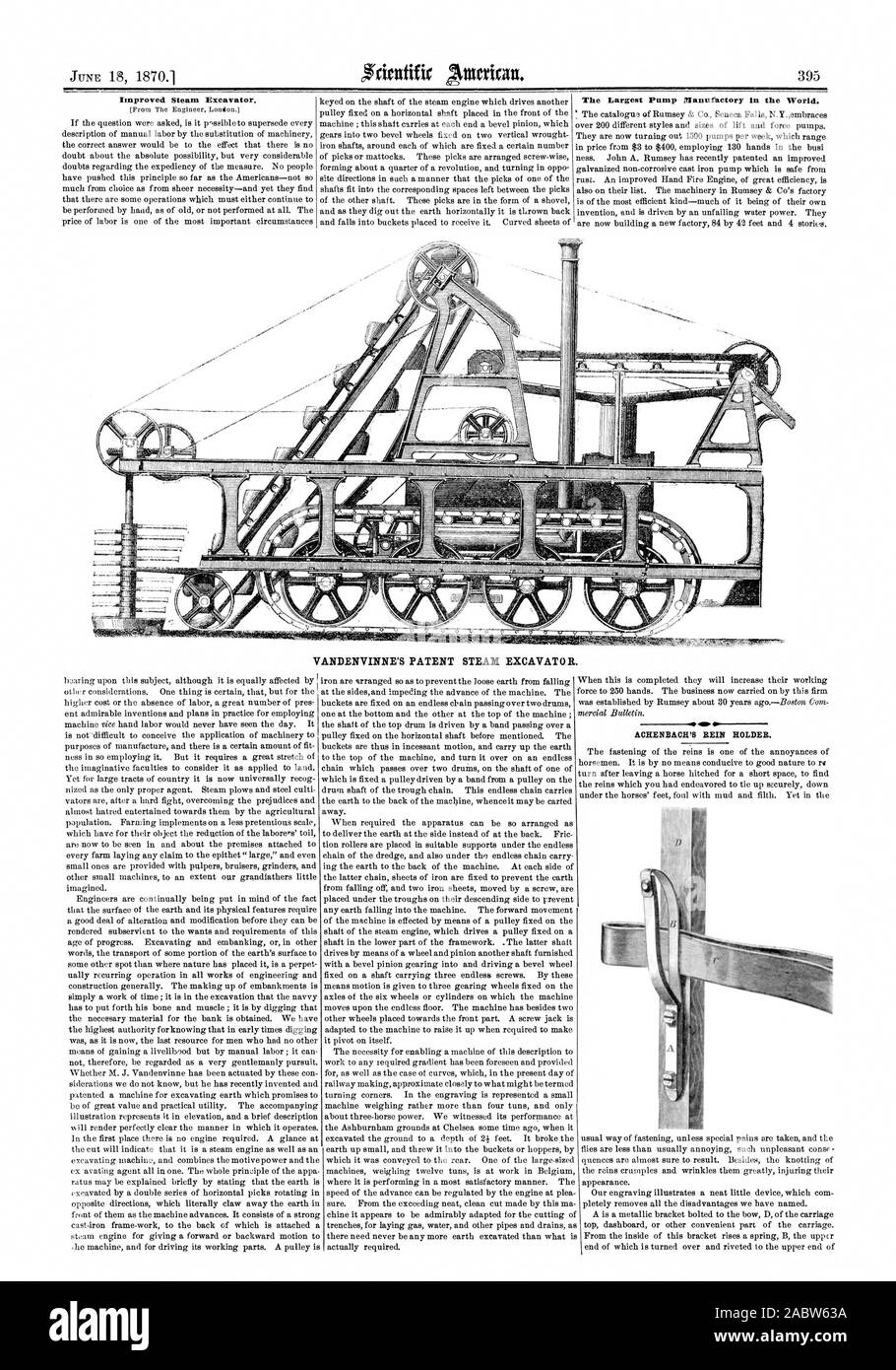 Improved steam excavator hi-res stock photography and images - Alamy