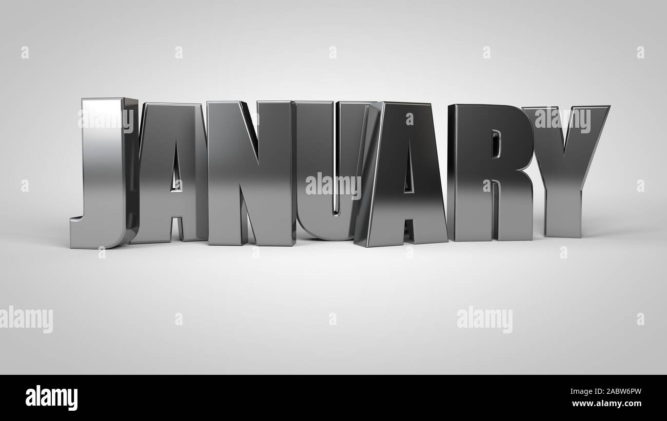 Month calendar january hi-res stock photography and images - Alamy