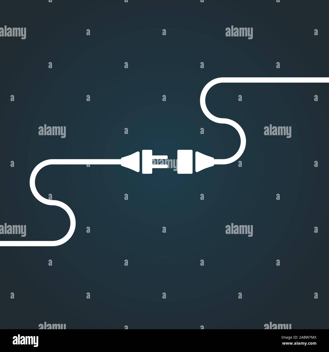 Simple connection Stock Vector Images - Alamy