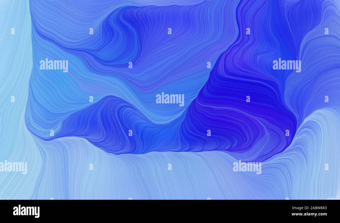 Royal Blue Swirl Design