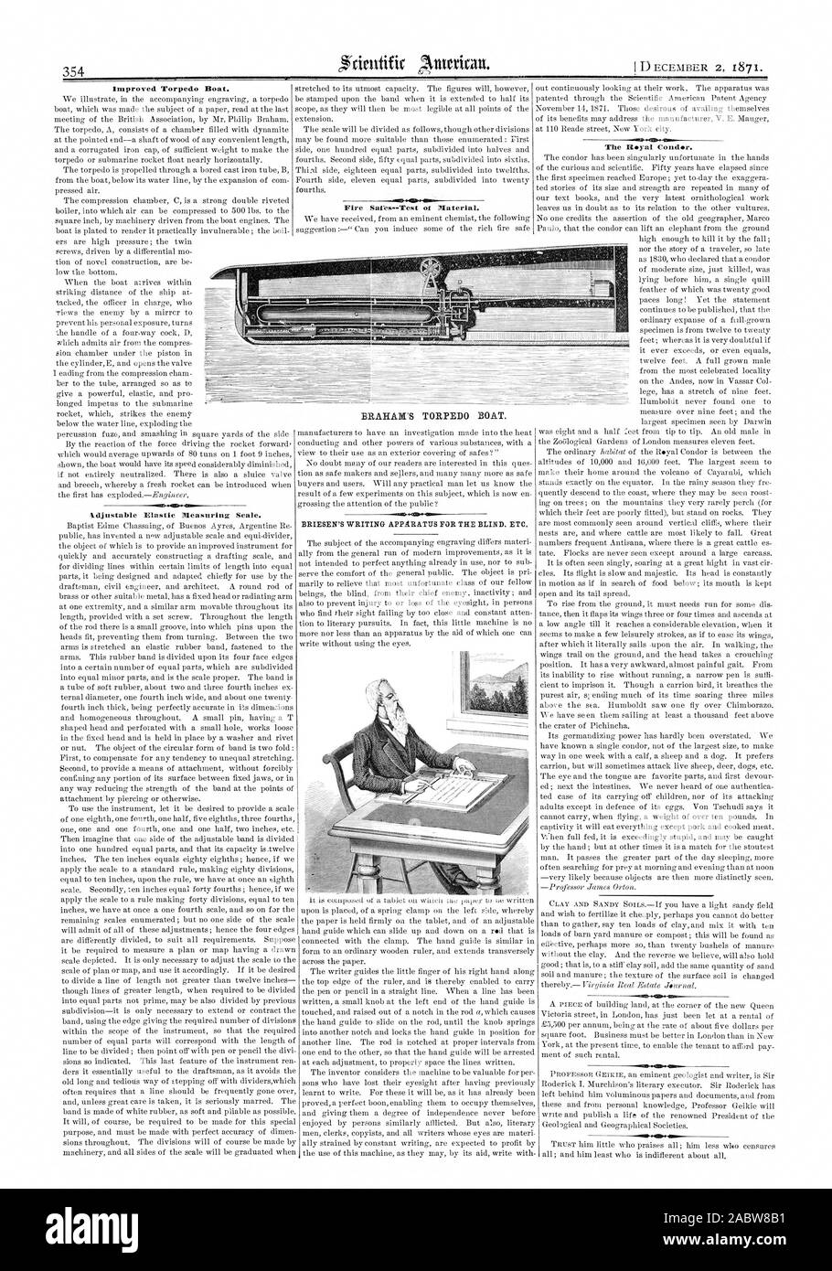 Improved Torpedo Boat. 4.djustable Elastic Measuring Scale. The Royal ...