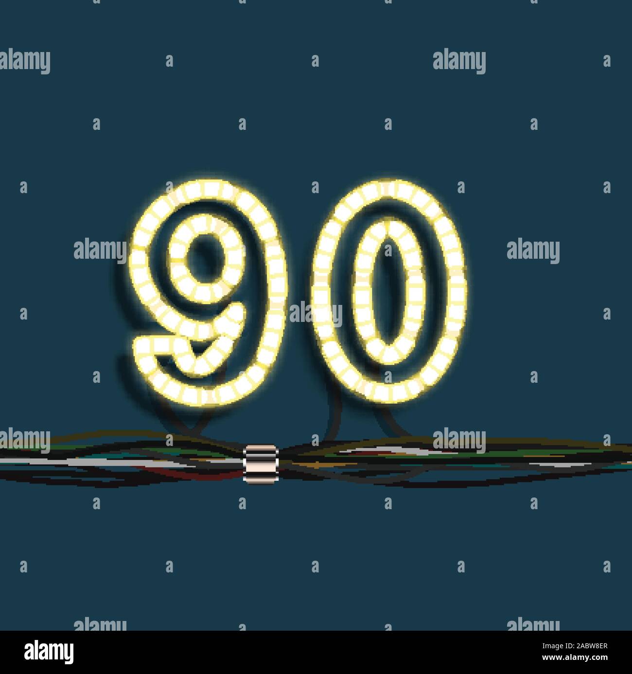 90 retro alphabet hi-res stock photography and images - Alamy