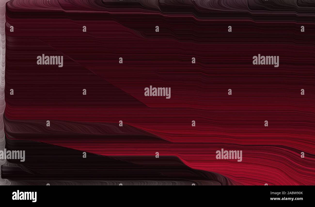 modern curvy waves background illustration with very dark pink, dark ...