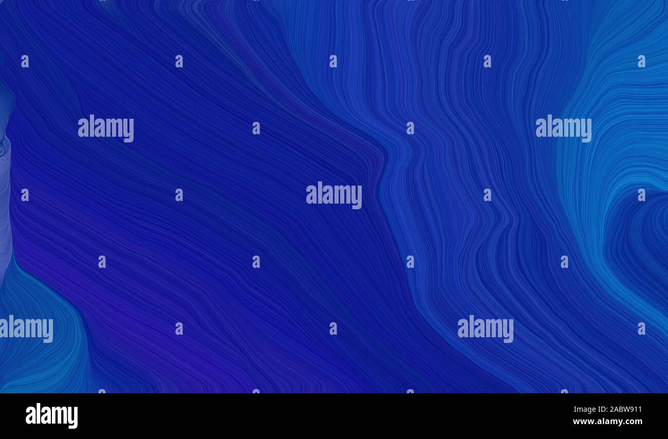 contemporary waves design with dark blue, strong blue and dark slate ...