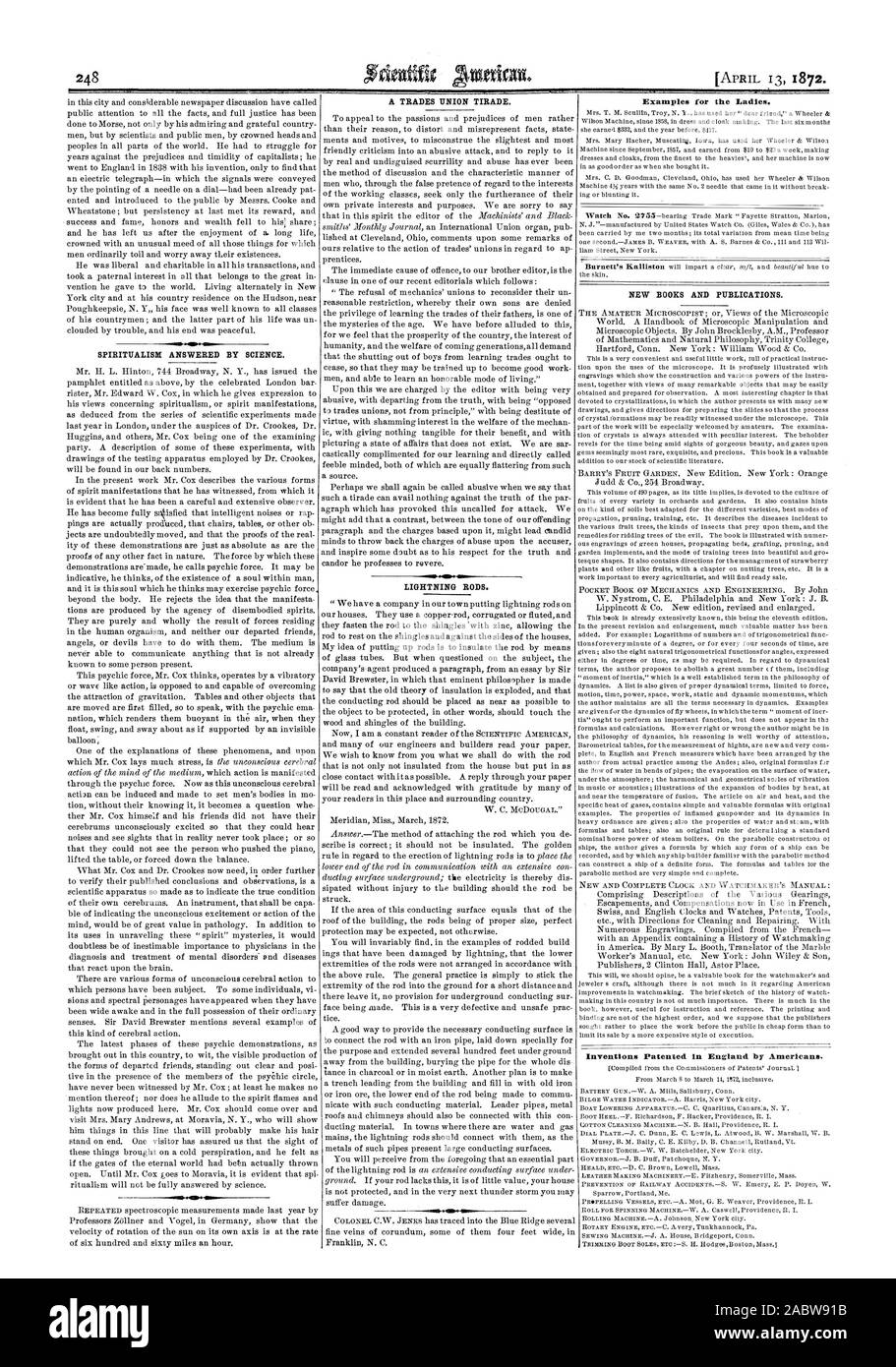 Ladles inventions patented hi-res stock photography and images - Alamy