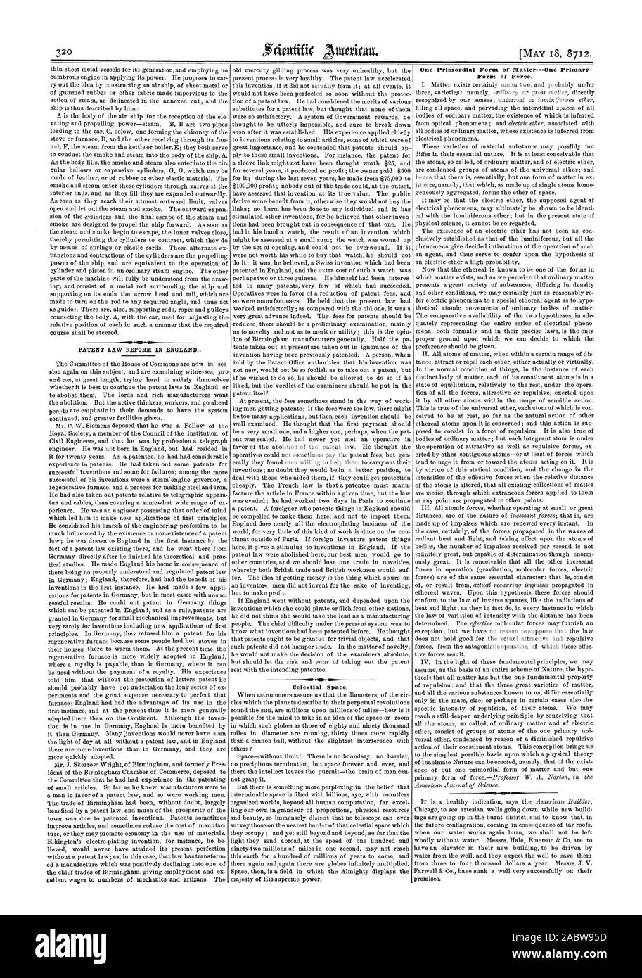 Celestial Space. One Primordial Form of Matter-.One Primary Form of ...