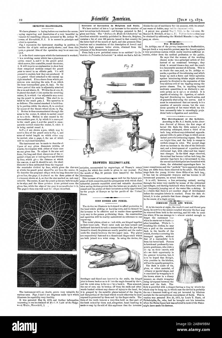 Brownes ellipsograph hi-res stock photography and images - Alamy