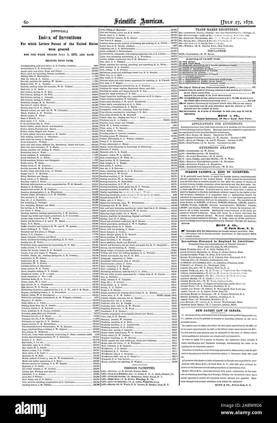 37 inventions patented hi-res stock photography and images - Alamy