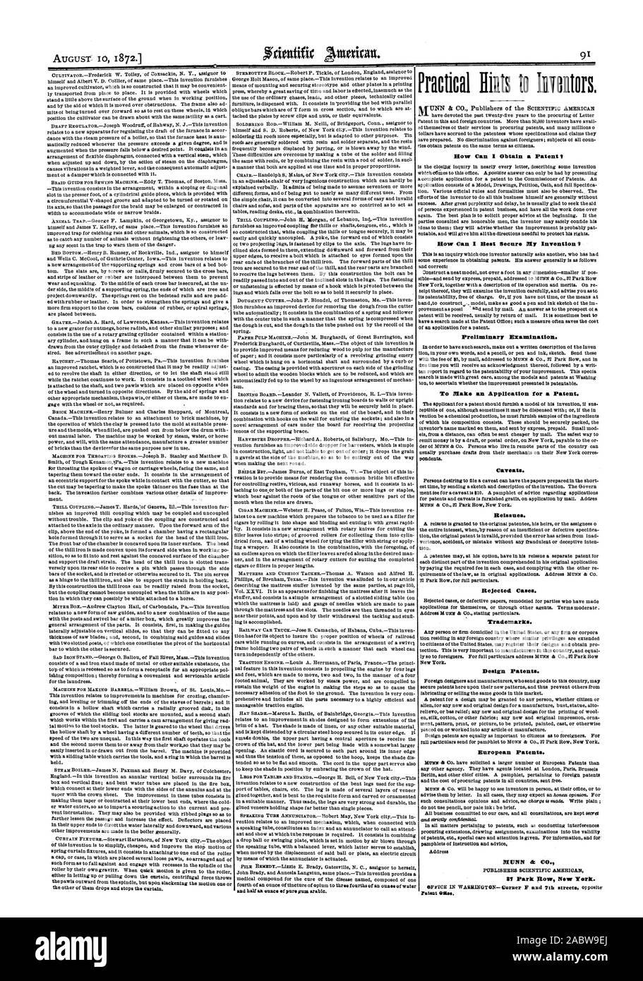 10 august 1872 hi-res stock photography and images - Alamy