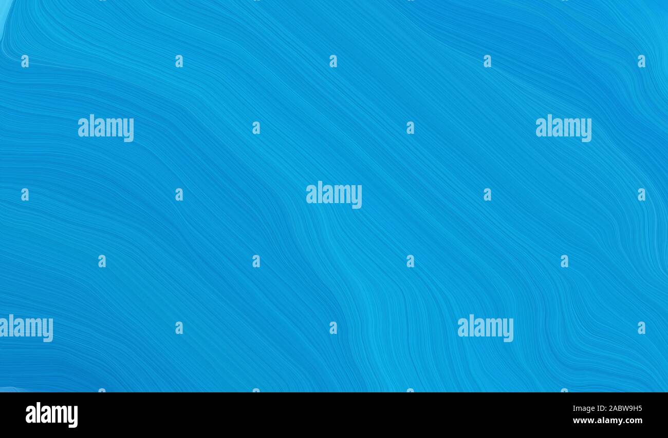 contemporary waves design with dodger blue, deep sky blue and strong ...