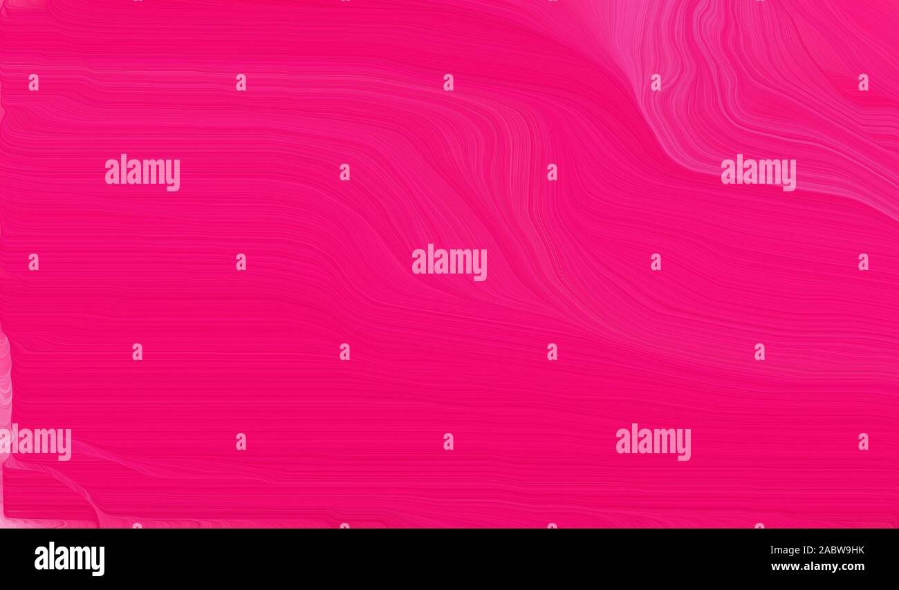 modern waves background illustration with bright pink, neon fuchsia and ...