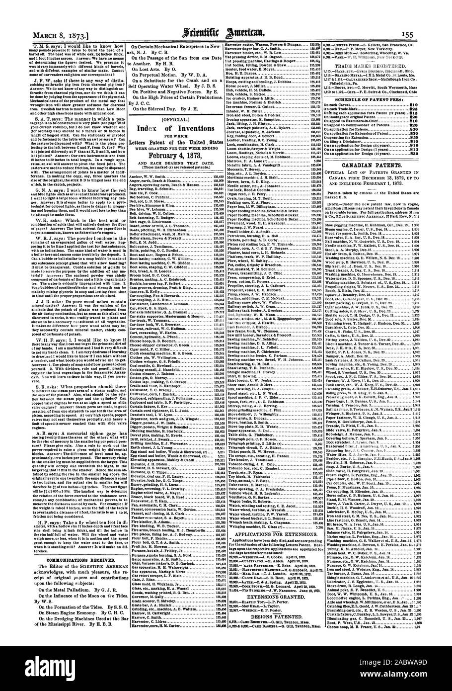 States february 4 1873 hi-res stock photography and images - Alamy