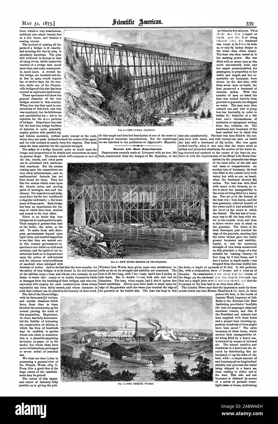 Recent Lite Boat Experiments. Fm. 5THE LYMAN VIADUCT. 6NEW RIVER BRIDGE ...