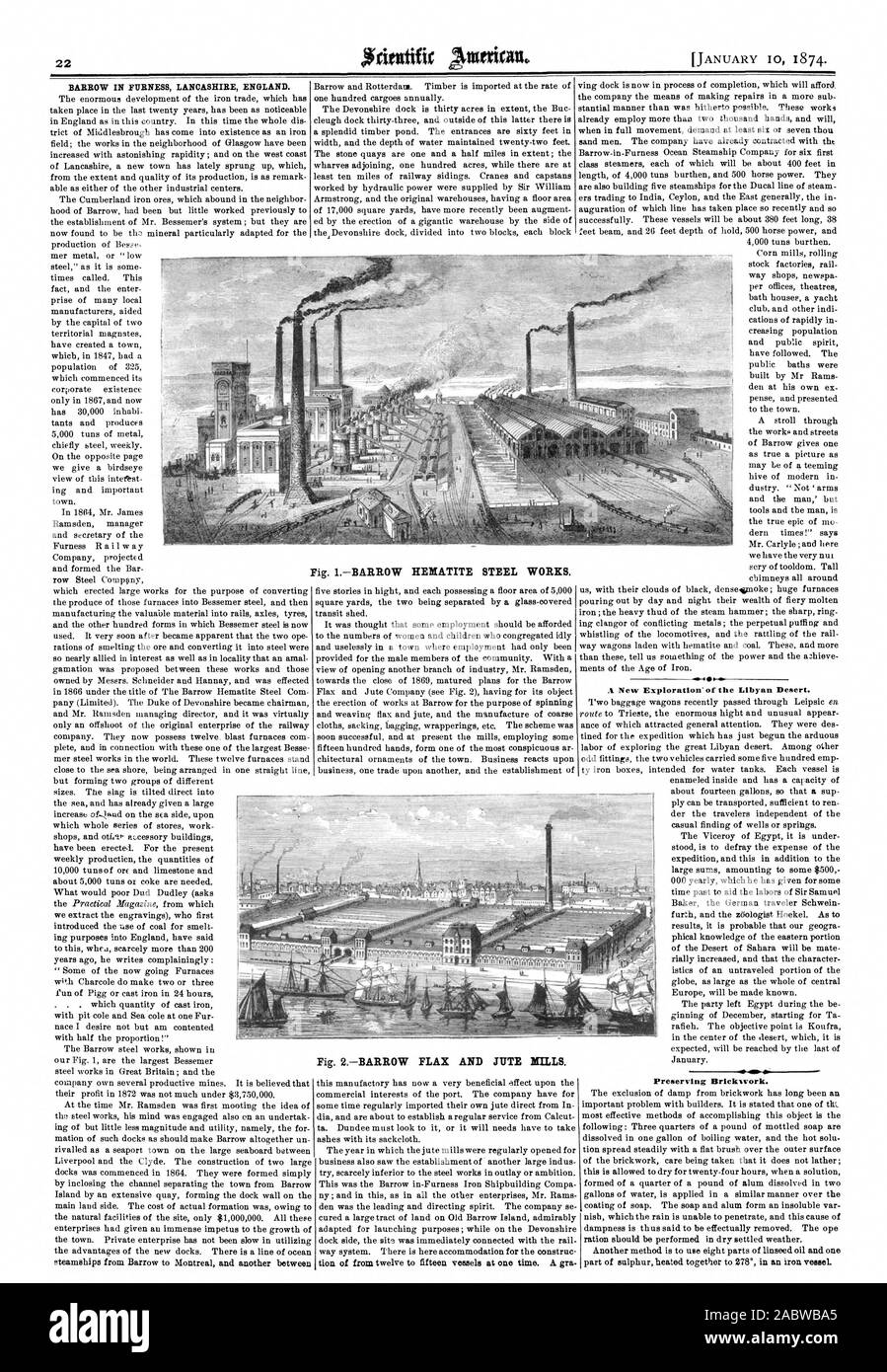 BARROW IN FURNESS LANCASHIRE ENGLAND. . A New Exploration' of the ...