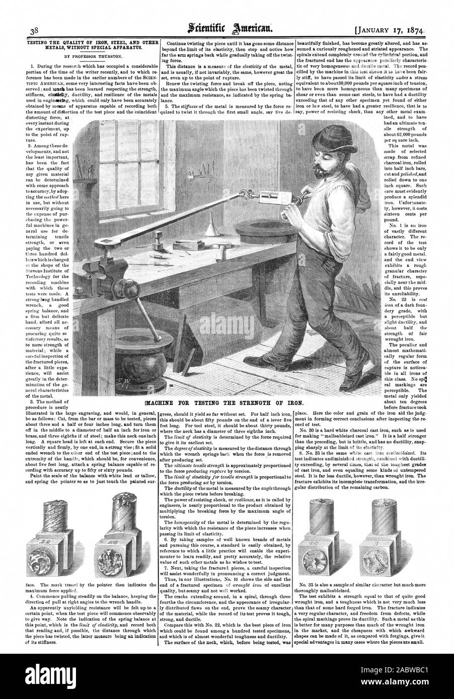 Steel strength testing hi-res stock photography and images - Alamy