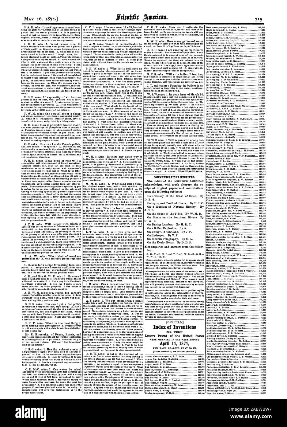 Inventions letters patent hi-res stock photography and images - Alamy