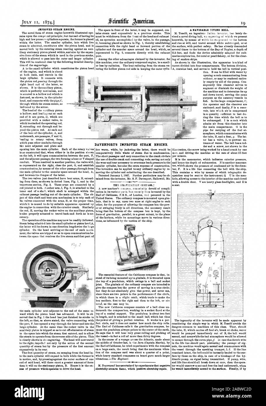 Improved steam engine Cut Out Stock Images & Pictures - Alamy