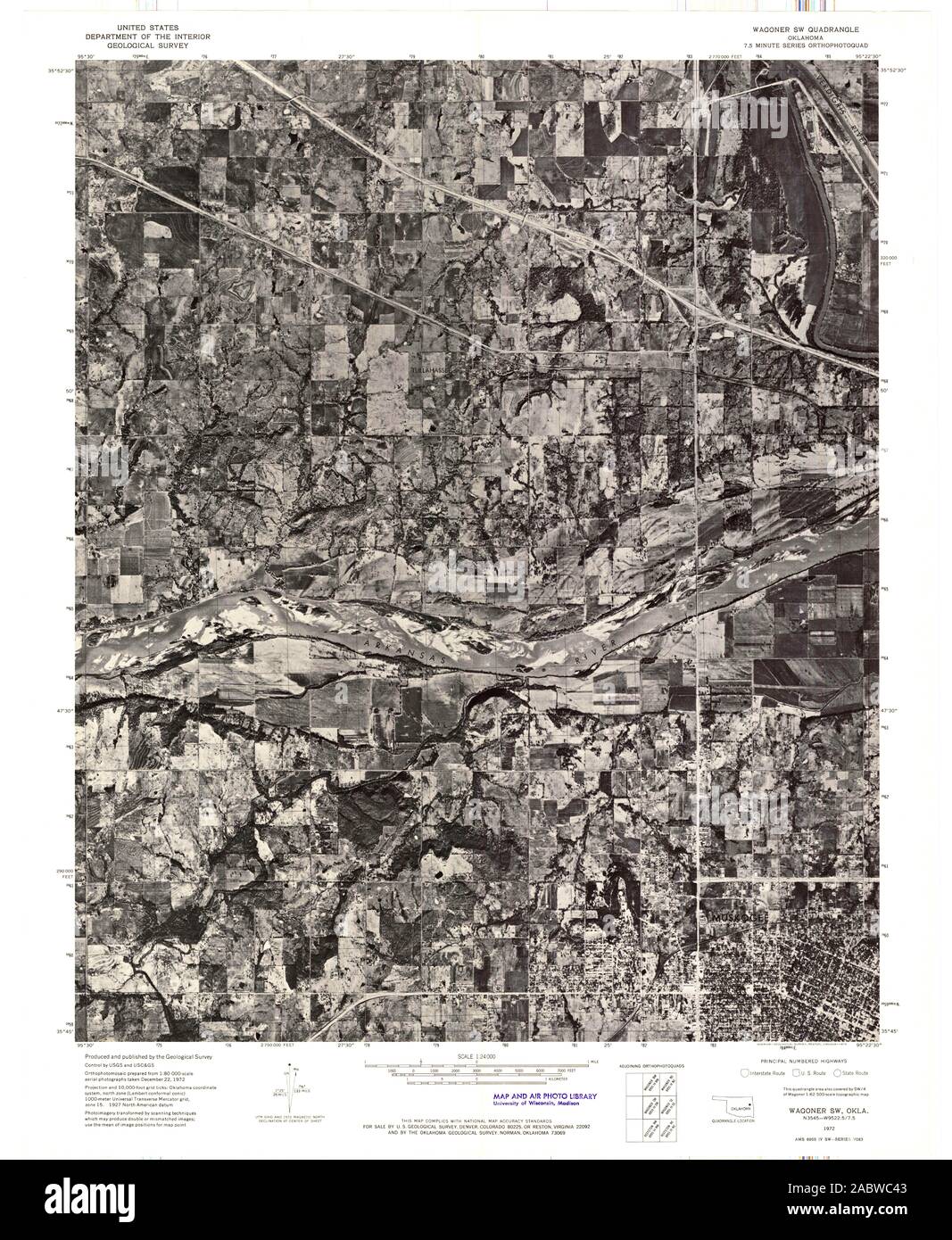 Wagoner map hi-res stock photography and images - Alamy