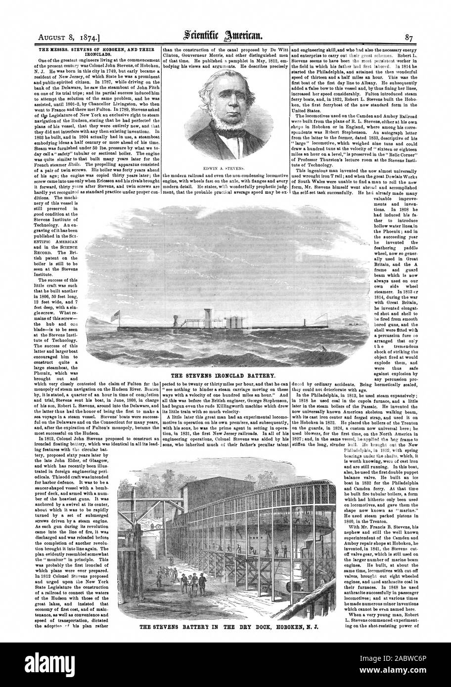 Ironclad battery hi-res stock photography and images - Alamy