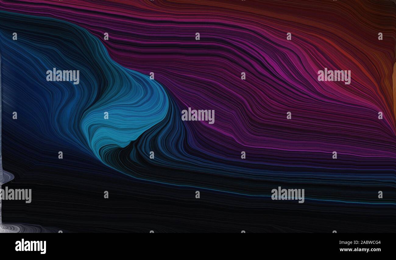 modern waves background design with very dark pink, dark moderate pink ...