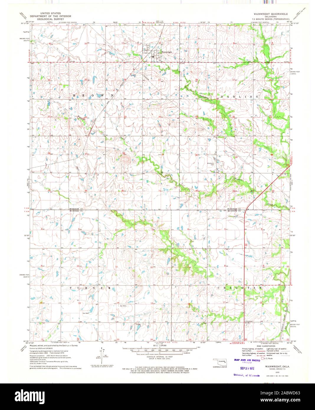 Map of wainwright hi-res stock photography and images - Alamy