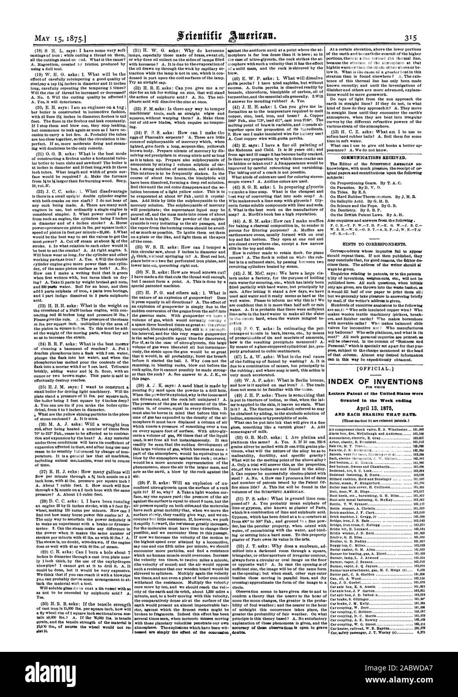 Communications received index hi-res stock photography and images - Alamy