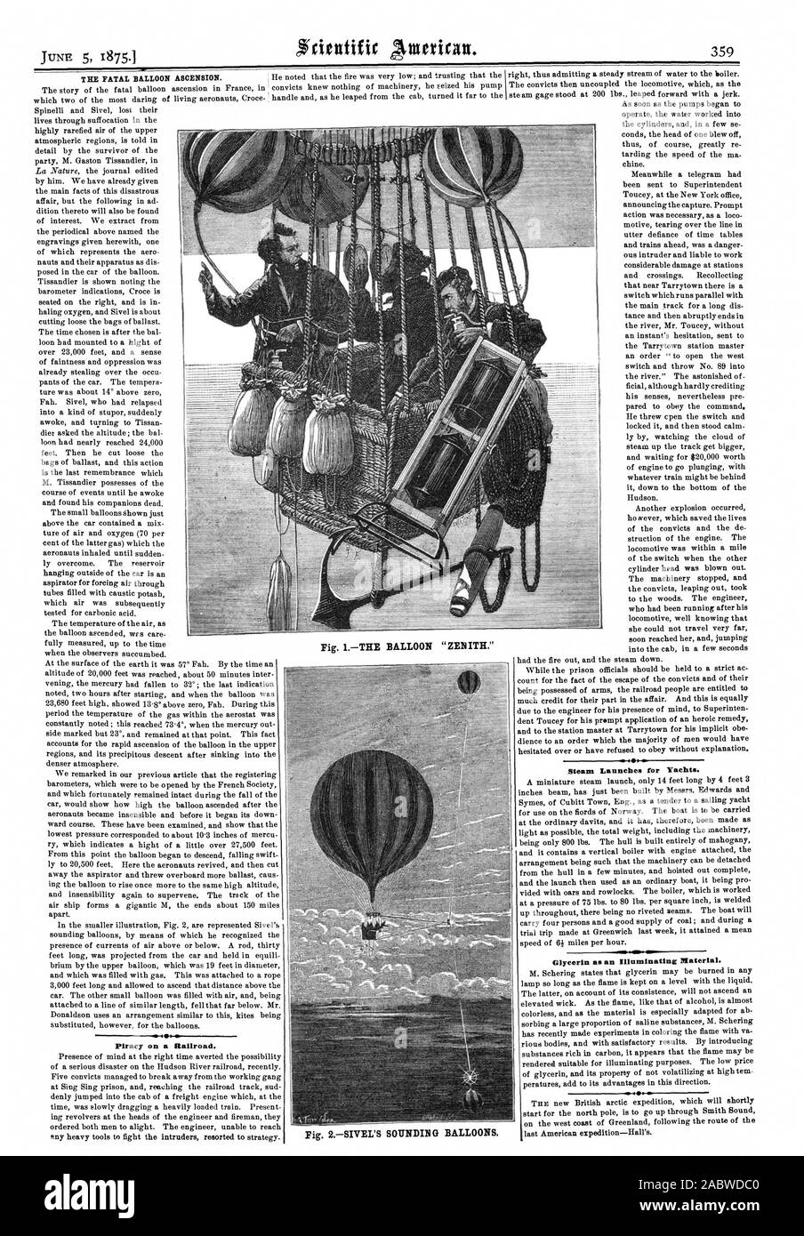 Balloon zenith Black and White Stock Photos & Images - Alamy