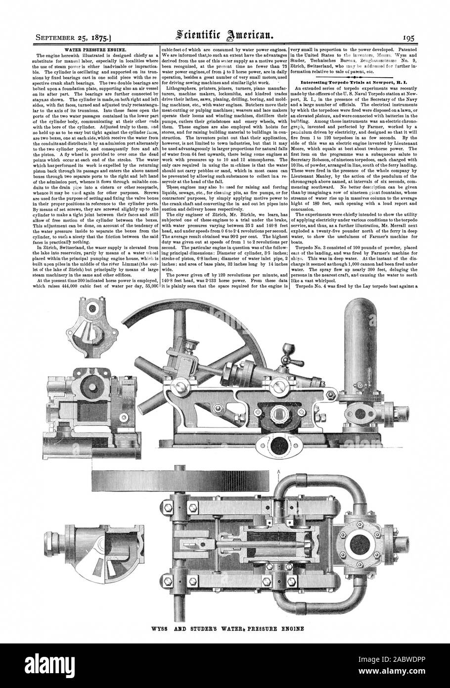 Studers waterk pressure engine hi-res stock photography and images - Alamy