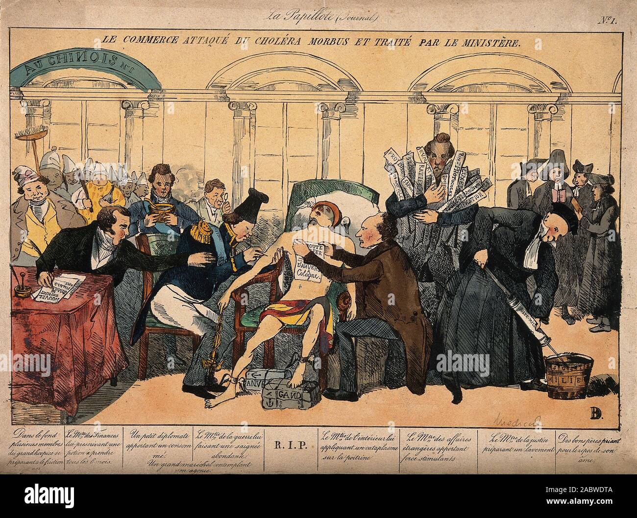 1832 paris cholera hi-res stock photography and images - Alamy