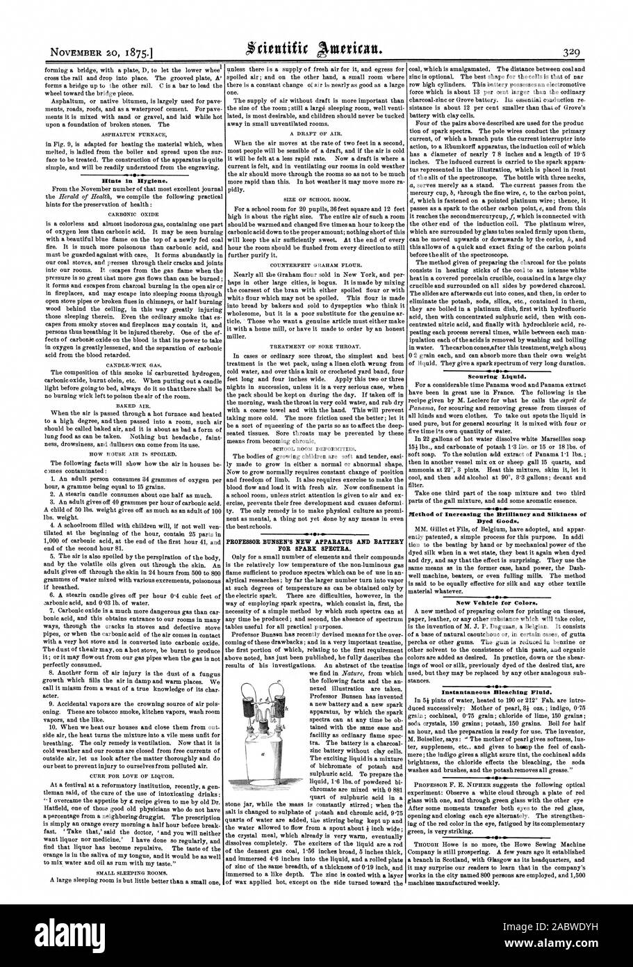 Professor bunsens new apparatus hi-res stock photography and images - Alamy