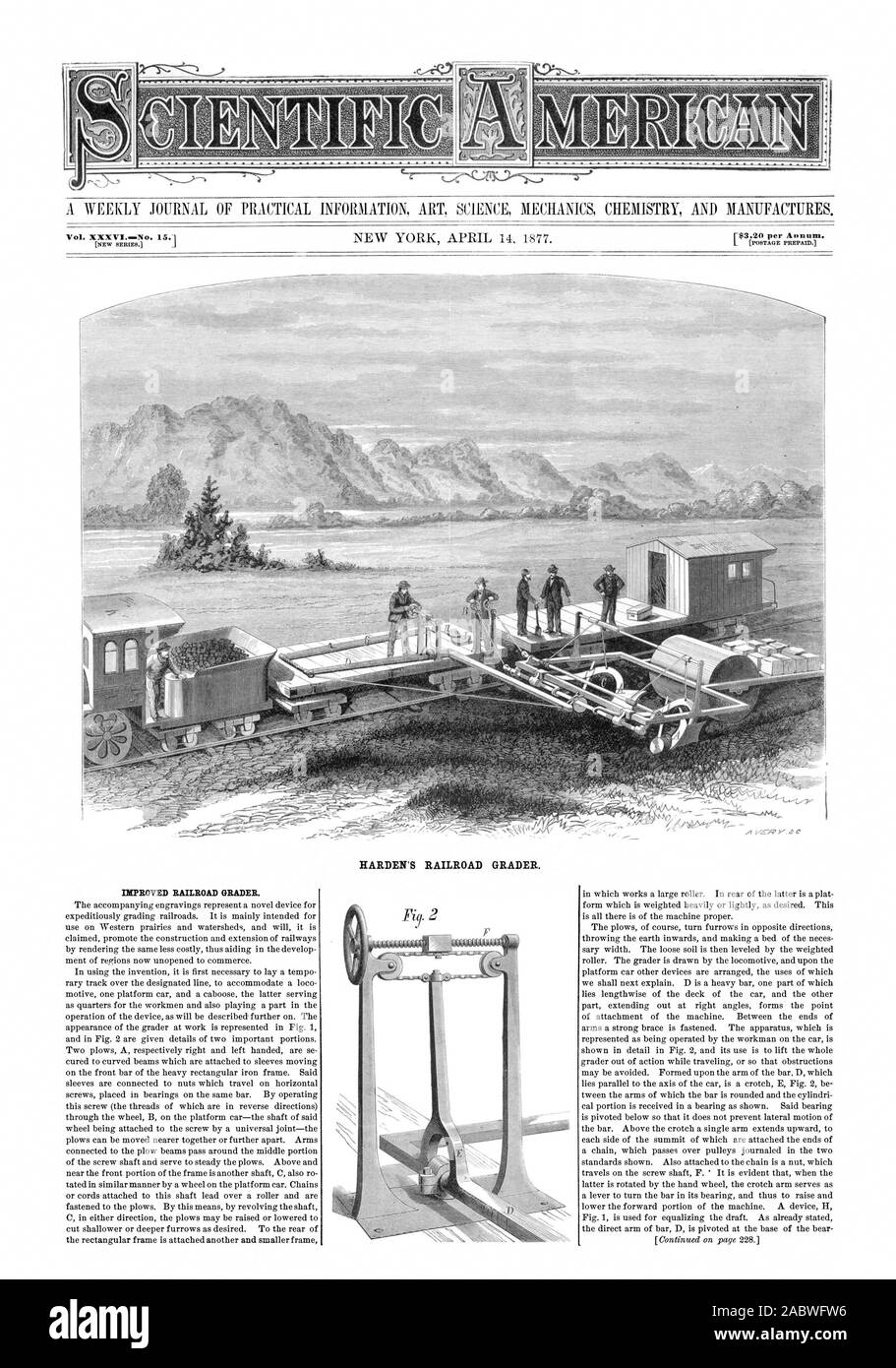 Hardens railroad grader hi-res stock photography and images - Alamy