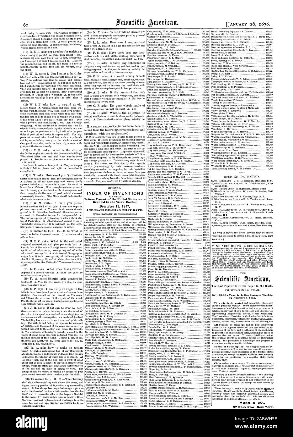 The Most Popular Scientific Paper in the World. TIIIRTY-THIRD YEAR. 52 ...
