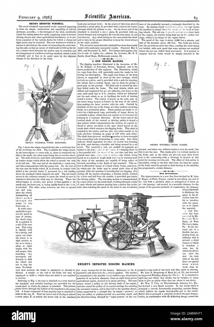 Smiths improved windmill hi-res stock photography and images - Alamy