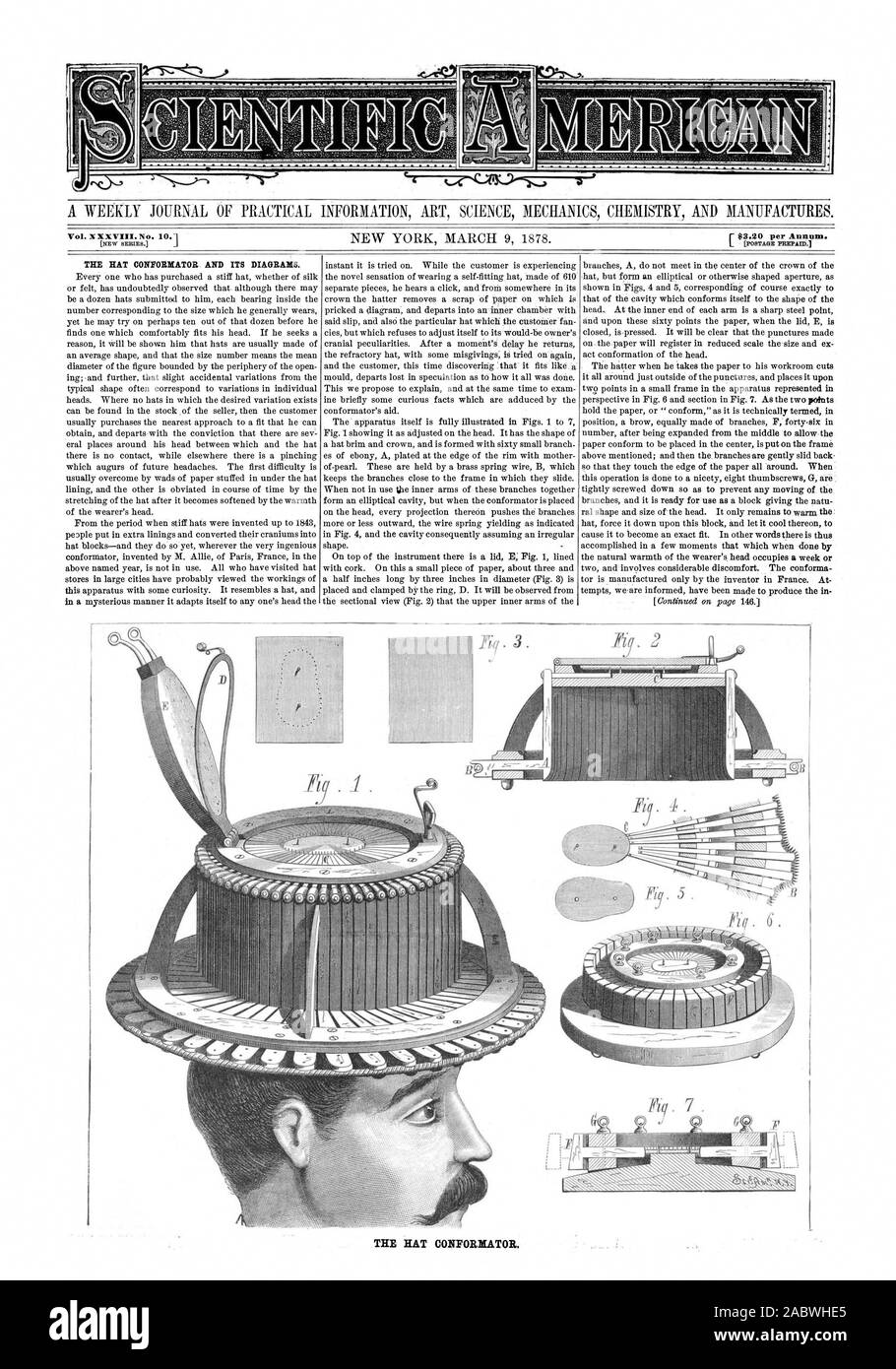 Vol. x XxvIII. No. 10. (NEW SERIES. THE HAT CONFORMATOR AND ITS ...