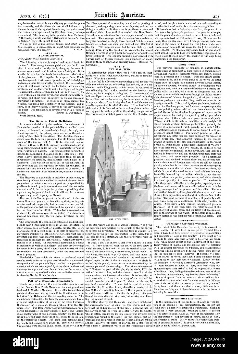 Leech barometer hi-res stock photography and images - Alamy