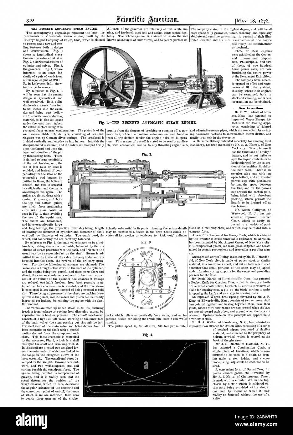 1the buckeye automatic steam engine hi-res stock photography and images ...