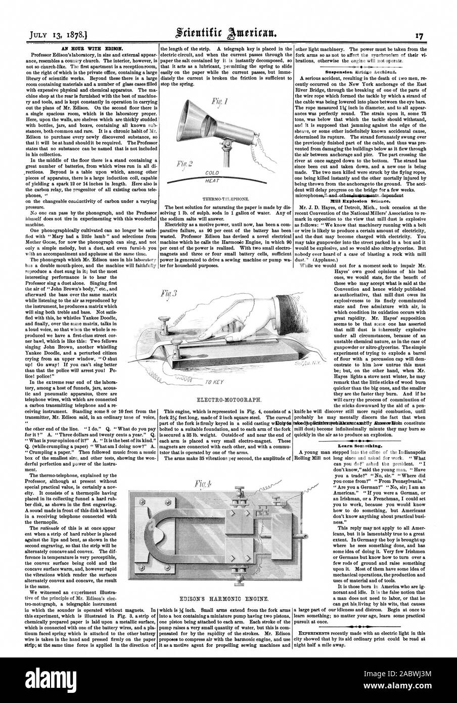 Edisons harmonic engine hi-res stock photography and images - Alamy