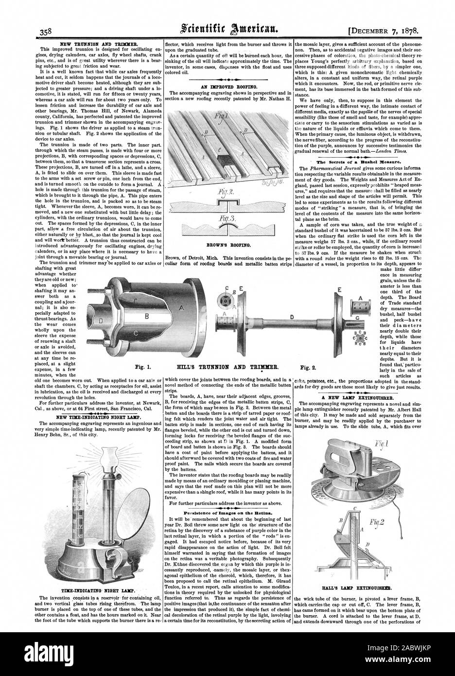 The Secrets of a Bushel Measure. 4 Fig. 1. HILL'S TRUNNION AND TRIMMER ...