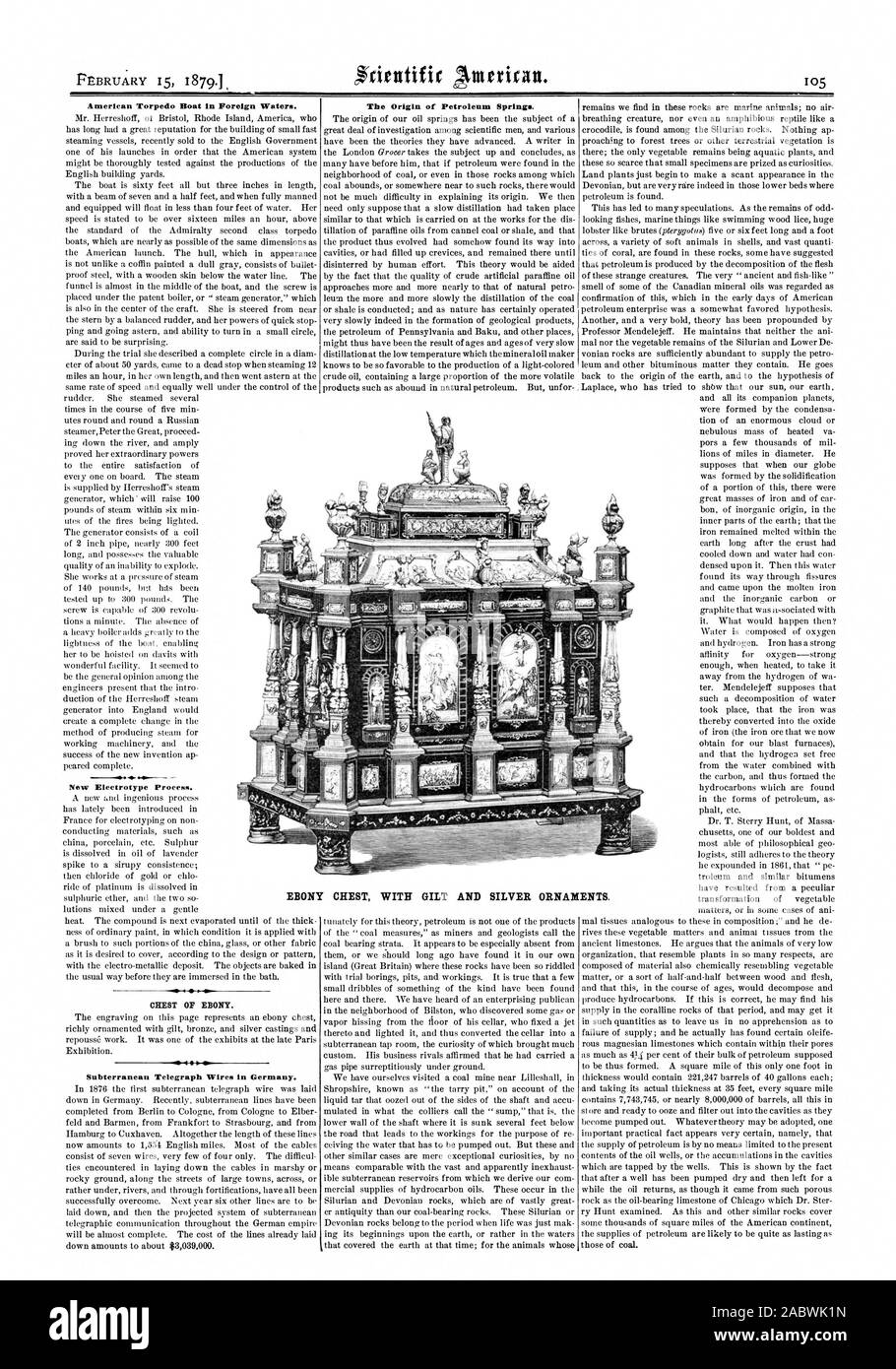 American Torpedo Boat In Foreign Waters. New Electrotype Process ...