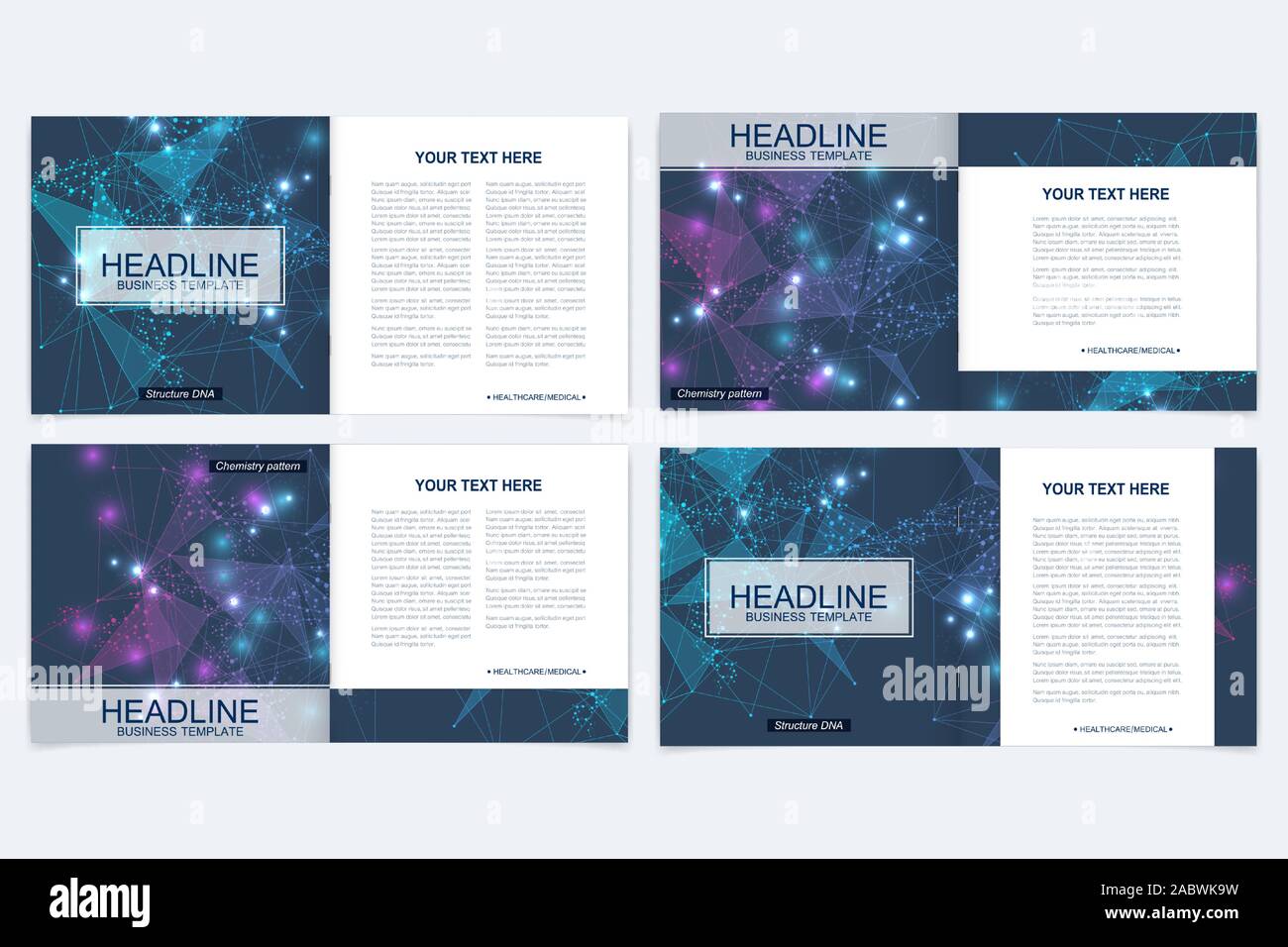 Scientific templates square brochure, magazine, leaflet , flyer, cover ...