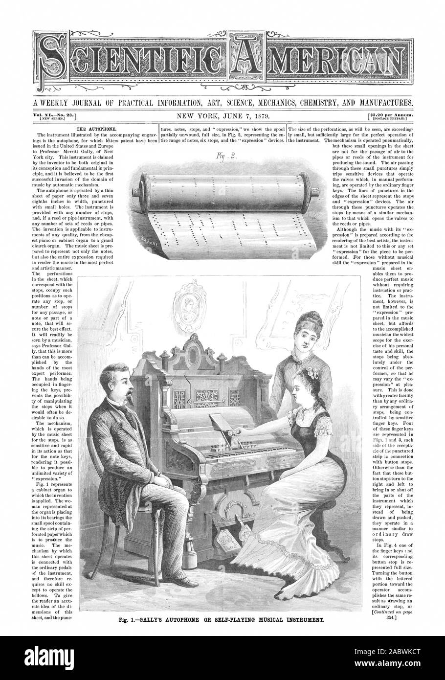 Gallys self playing musical instrument hi-res stock photography and ...