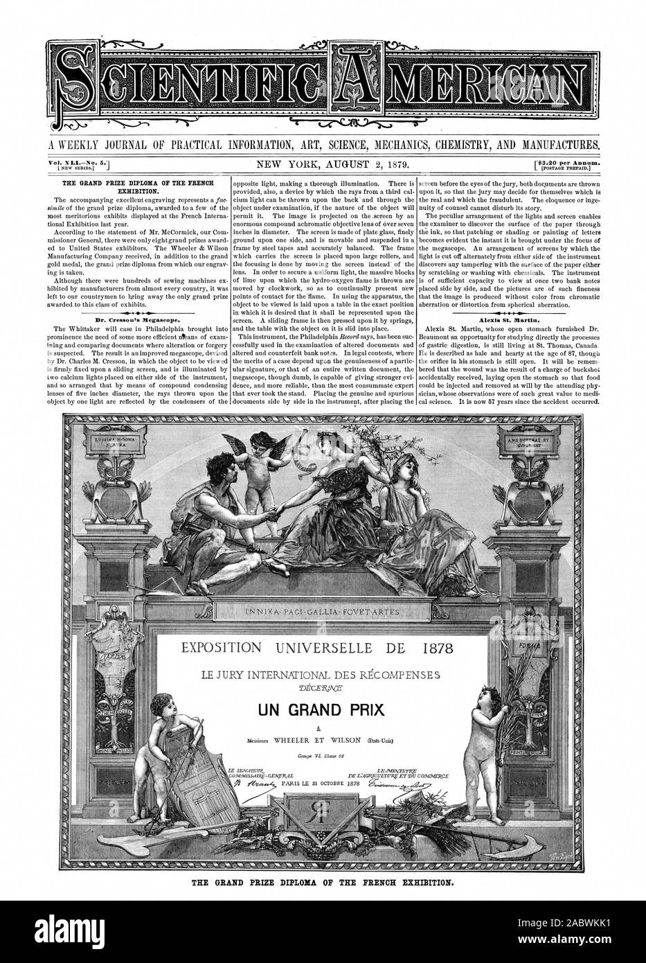 Alexis st martin Cut Out Stock Images & Pictures - Alamy