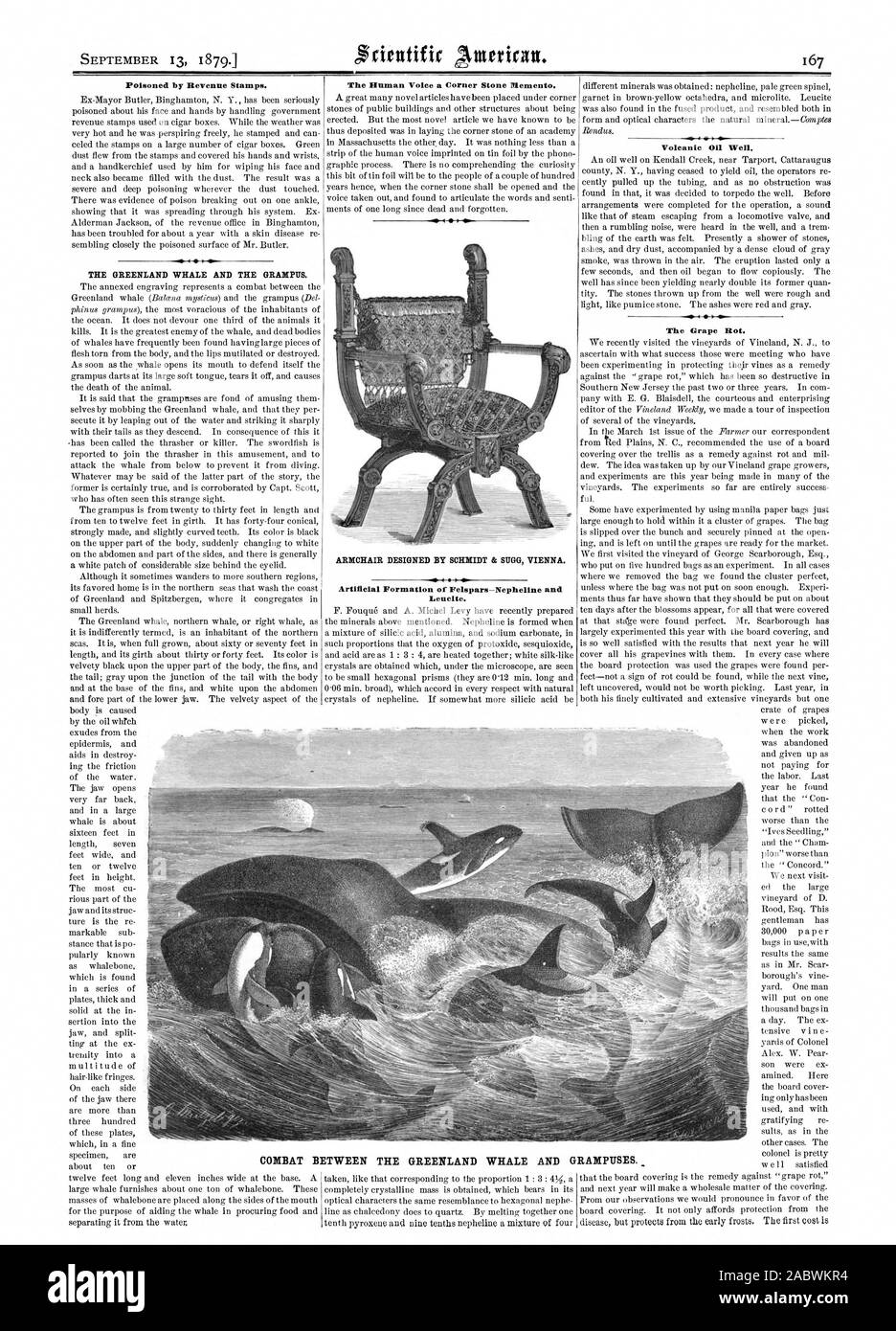 Poisoned by Revenue Stamps. 4 THE GREENLAND WHALE AND THE GRAMPUS. The ...