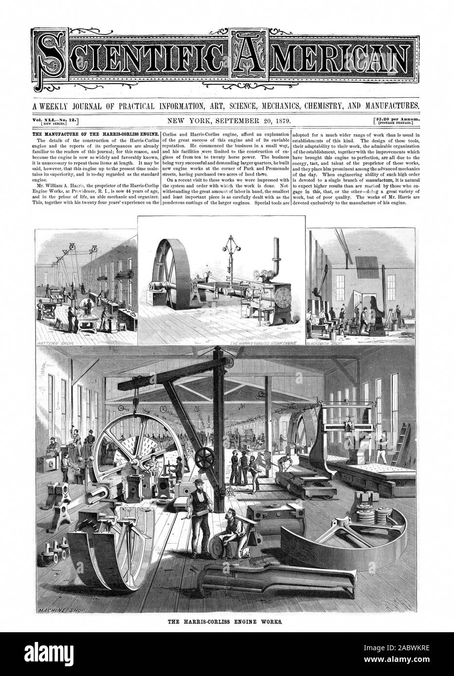 Harris corliss engine works hi-res stock photography and images - Alamy